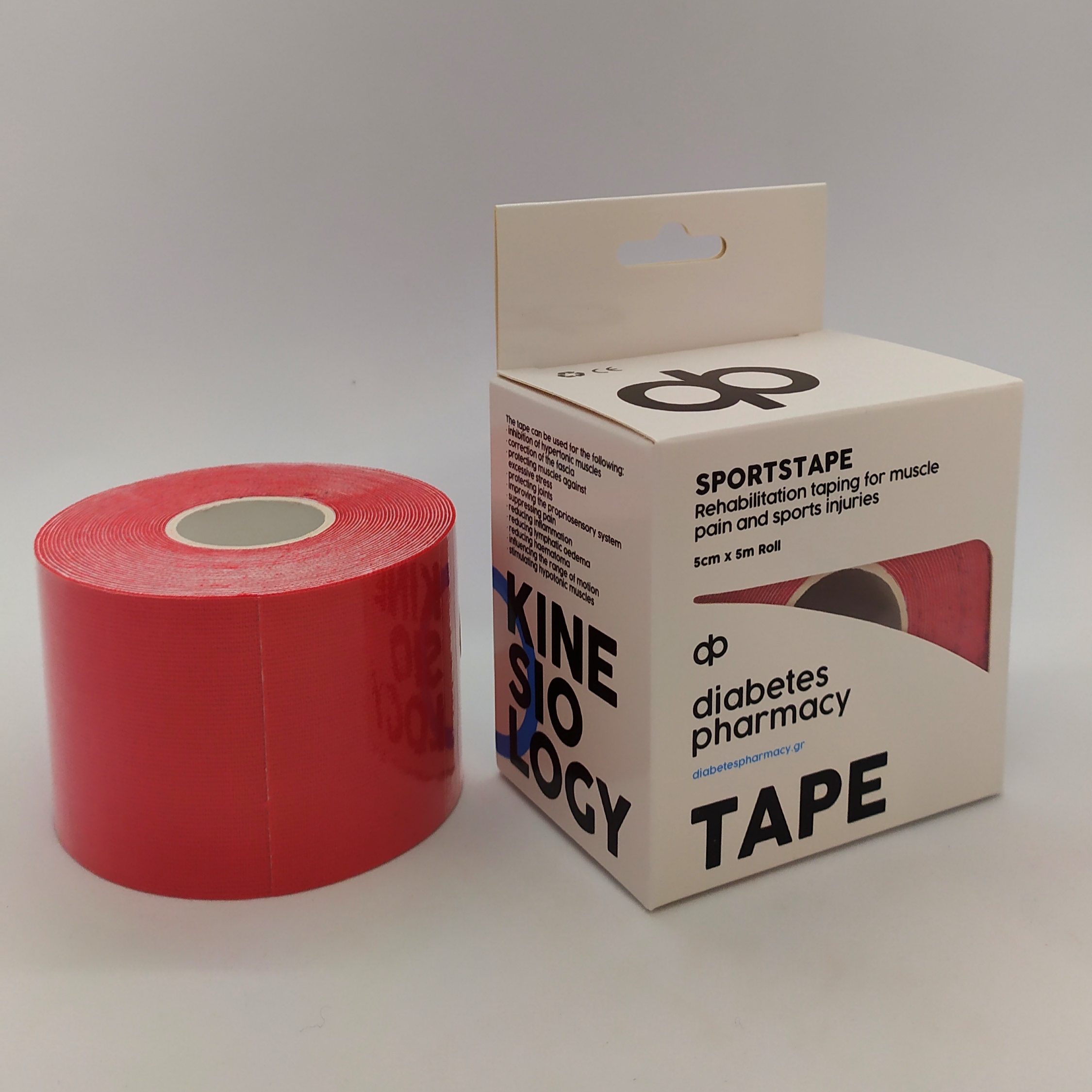 DiabetesPharmacy Kinesiology tape 5cm X 5m - Diabetes Pharmacy