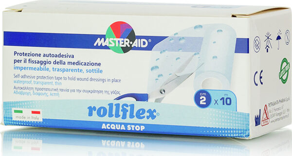 Master Aid Rollflex Acqua Stop Αδιάβροχη Αυτοκόλλητη Διαφανής Μεμβράνη ...